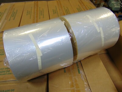New 10" EZS Bemis Clysar Heat Shrink Wrap 2 Rolls / Box 11,660' 45 Ga ...