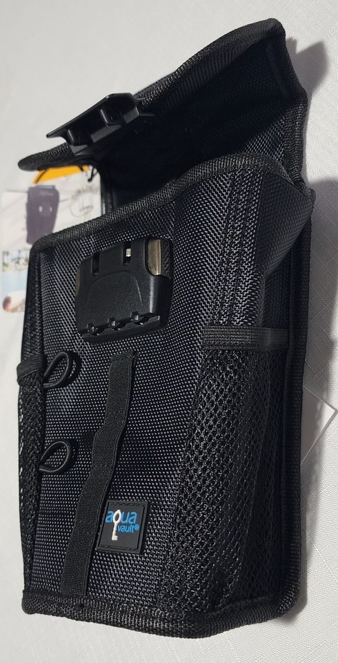 FlexSafe Portable Travel Safe by AquaVault Anti -Theft Black Lockable ...