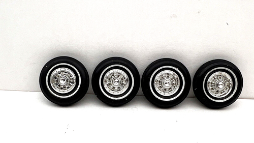AMT 1963 PONTIAC BONNEVILLE TIRES AND 8 LUG WHEELS RESIN BY MODELHAUS 1 ...