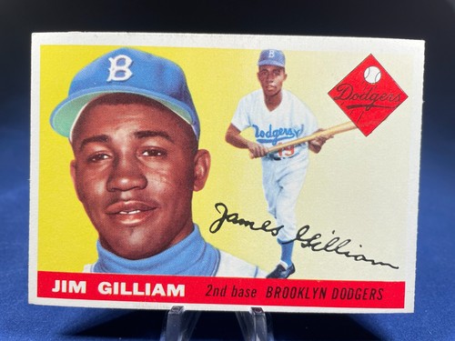 1955 Topps Baseball Card Jim Gilliam #5 Brooklyn Dodgers | eBay