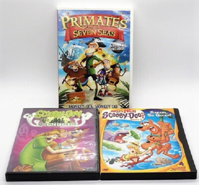 3 DVDs WHAT'S NEW SCOOBY-DOO? Volume 2 Safari GHOSTS Primates Of The ...