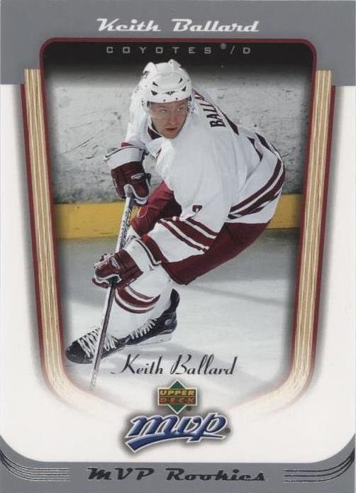 2005-06 Upper Deck MVP - MVP Rookies Keith Ballard #434 (RC) for sale ...