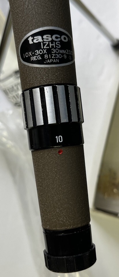 Vintage Tasco Telescope 10X-30X 30MM ZOOM 1 ZHS SCOPE with Box NICE! | eBay