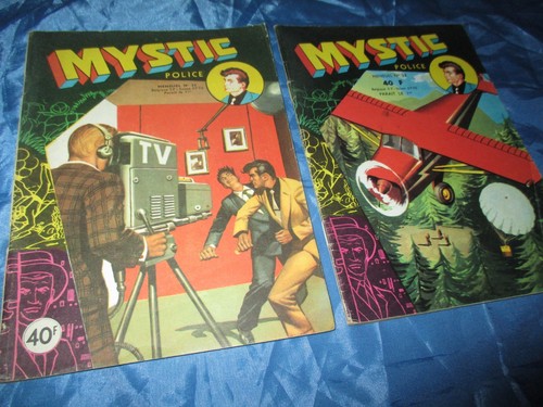 internat. Comics 50er Jahre , Original , MYSTIC POLICE , Comic 1959 ...