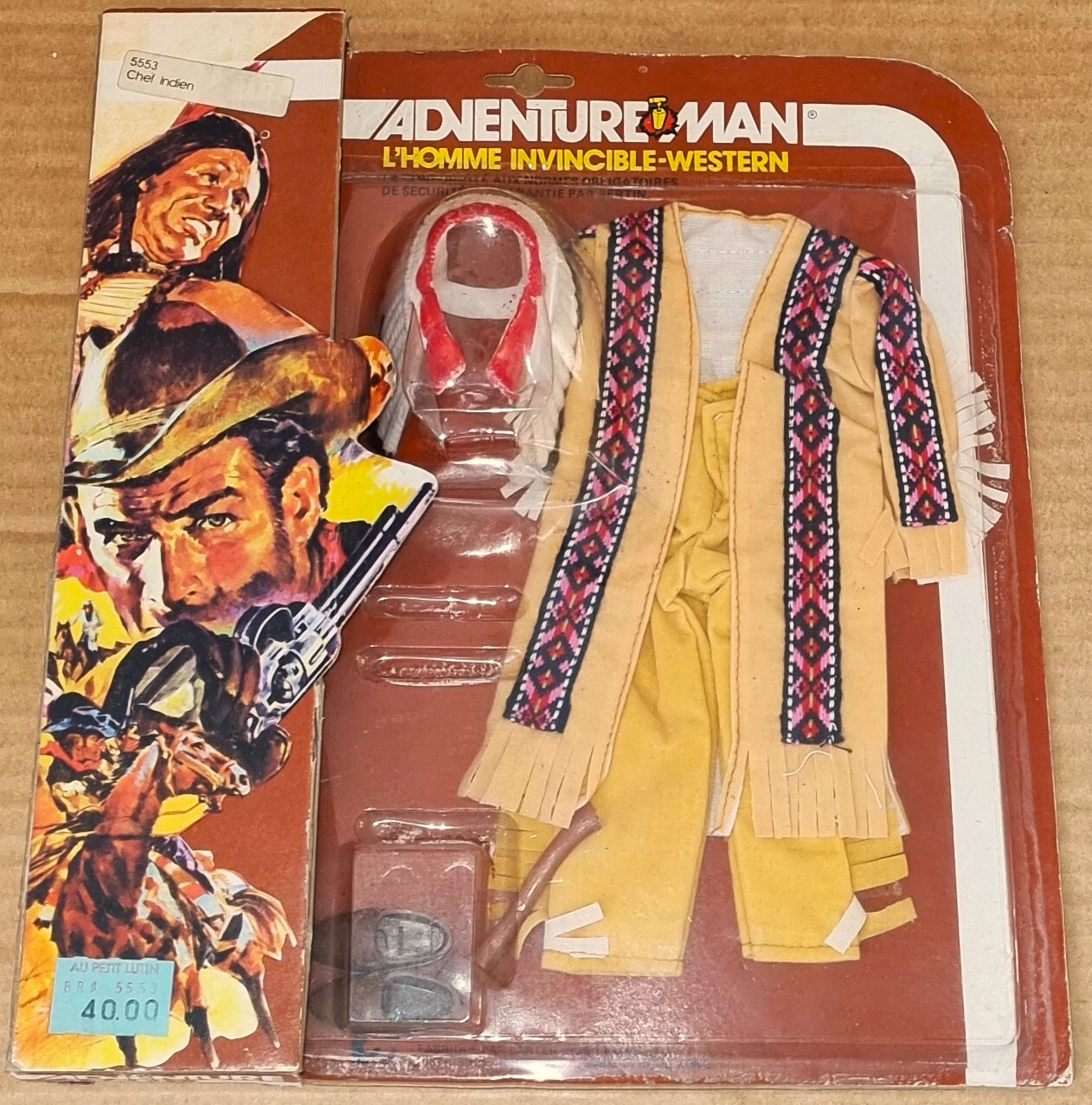 Dynaman Gi Joe Knock off k/o Barter Toys 12" INDIAN CHIEF Adventure ...