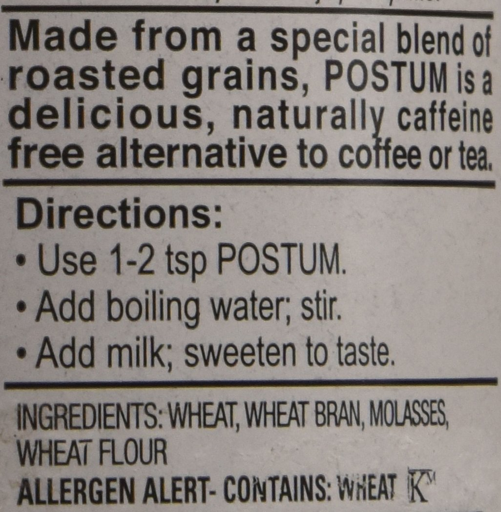 Postum Instant Warm Beverage 8oz by Remember Postum | eBay