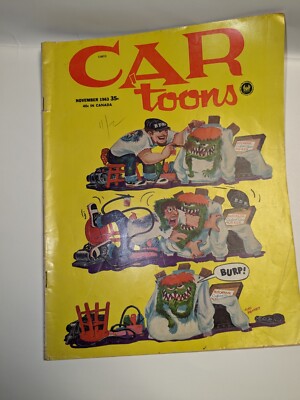 CARTOONS/CAR 'TOONS magazine 1963 November - Petersen Publishing racing hot rods | eBay
