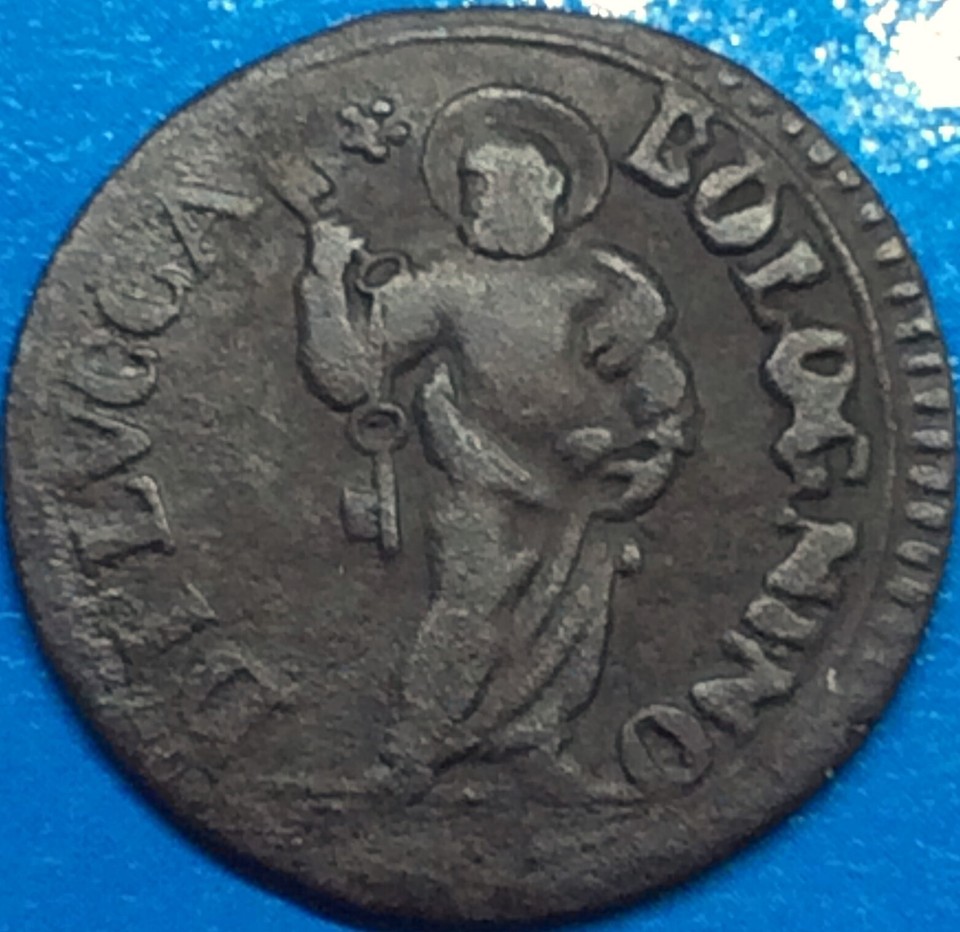 Italy 1790 Bolognino Lucca St. Peter / Panterino billon | eBay
