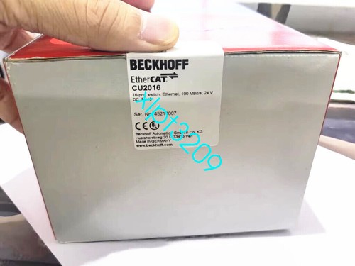 CU2016 BECKHOFF 16-port switch Ethernet module NEW FedEx or DHL | eBay