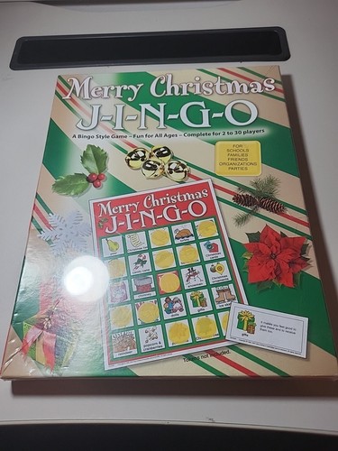 Vintage 1990s Merry Christmas Jingo Bingo Game | eBay