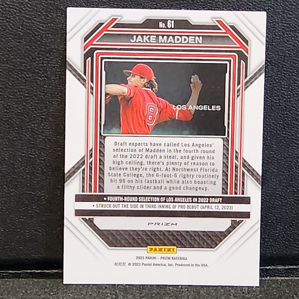 Jake Madden 2023 Prizm Baseball Silver Prizm | eBay