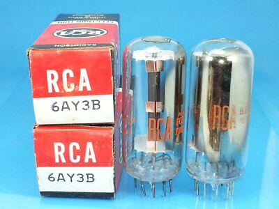 RCA 6AY3 A TUBE NOS NIB 1967 Valvola Röhre Valve PAIR ! | eBay