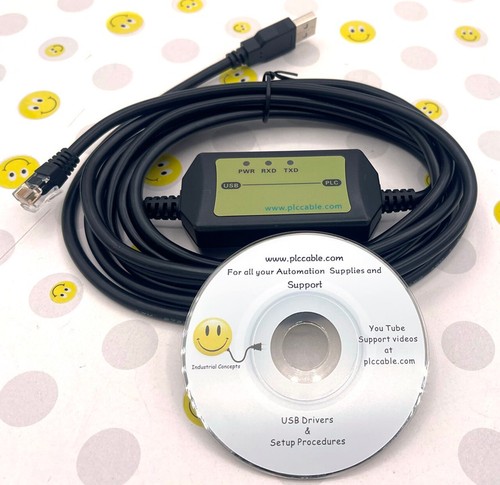 Automation Direct Koyo USB EA-MG-PGM-CBL Click Do-More C-More Micro HMI ...