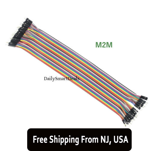 40pcs 2.54MM Dupont Wire Jump Jumper Cables For Arduino Raspberry pi | eBay