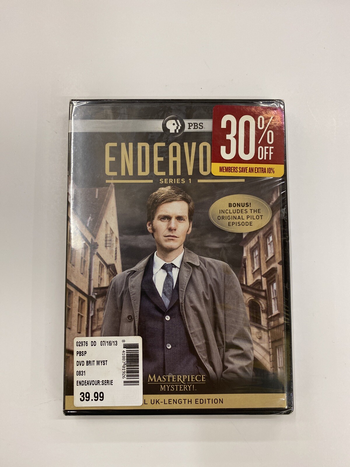 Endeavour: Series 1 (DVD, 2013, 3-Disc Set, Original UK Edition ...
