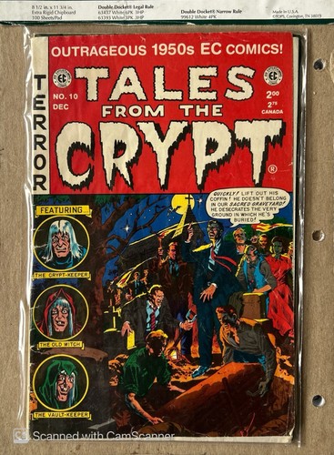 Tales From The Crypt - Outrageous 1950s EC Comics - No 10 - Vintage ...