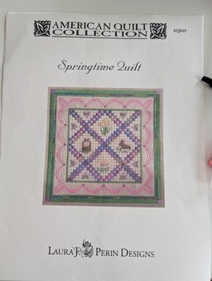 'Springtime Quilt' by Laura J. Perin Designs (Inc ALL Fibers) | eBay