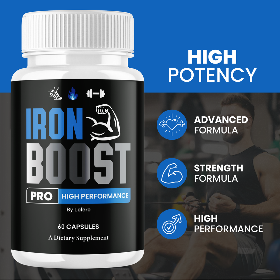 (3Pack) Iron Boost Pro Capsules IronBoost High Performance Pills For ...