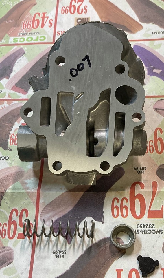 67-71 buick 400 430 455 rebuilt timing cover (early style with 1/2" oil ...