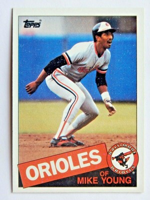 Mike Young #173 Topps 1985 Baseball Card (Baltimore Orioles) VG | eBay