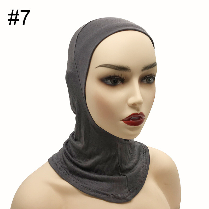 Women's Under Scarf Hat Cap Bone Bonnet Ninja Hijab Islamic Neck Covers Muslim | eBay