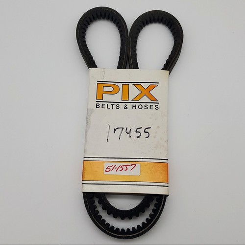 Pix 17455 Belt Cogged 0.53" Wide 45.77" Length Bottom Cog | eBay