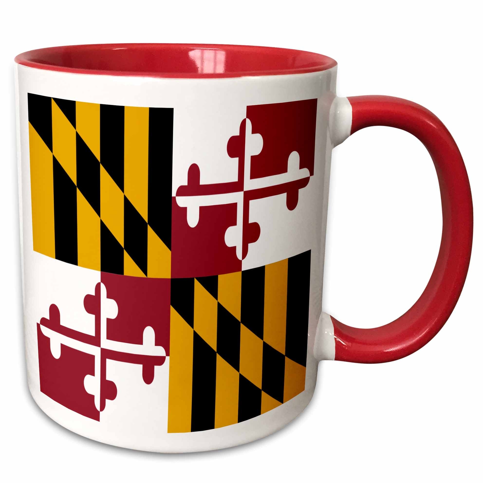 3dRose State Flag of Maryland - US American - Heraldic banner of George ...