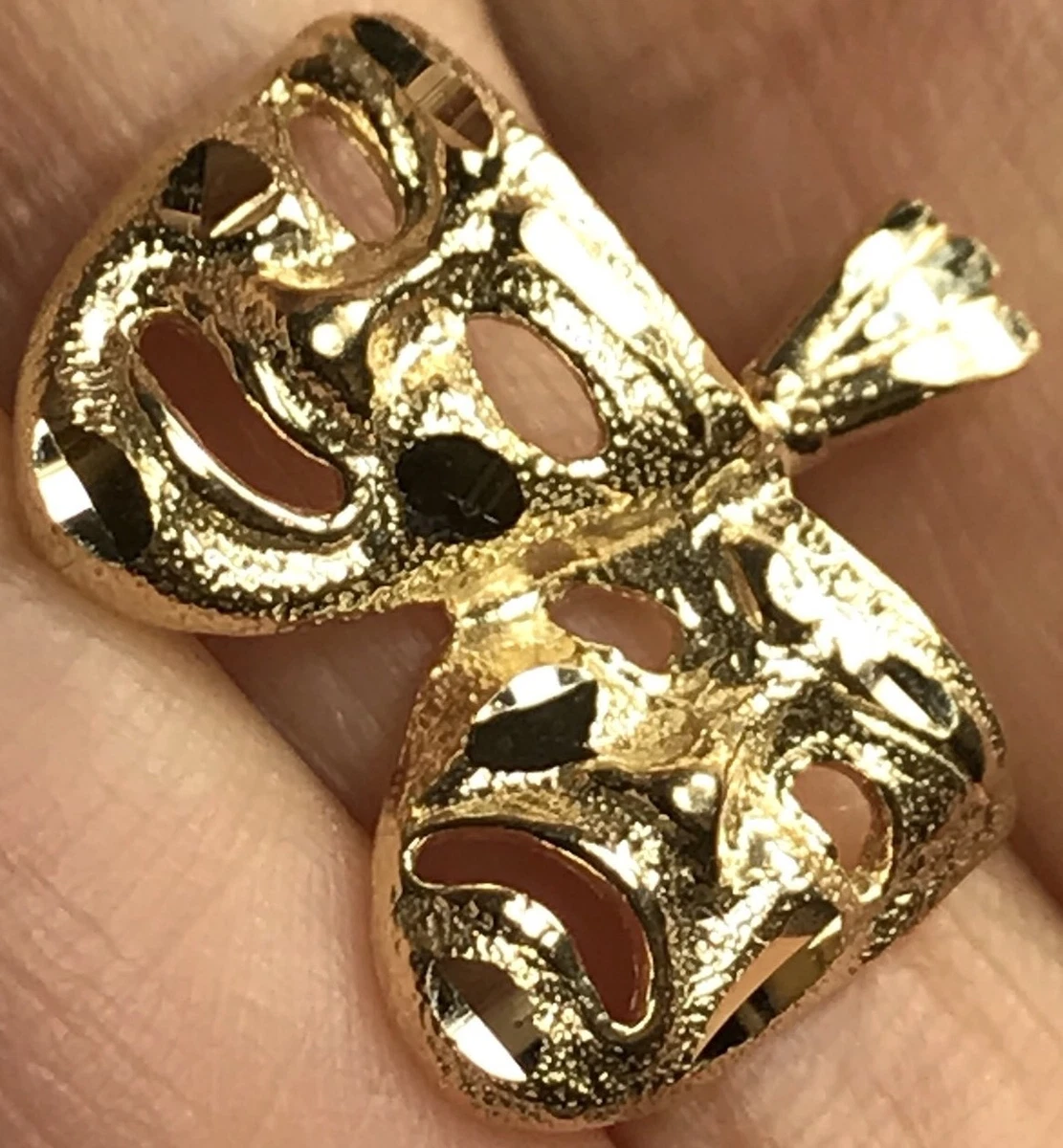 Happy And Sad Gold Masks