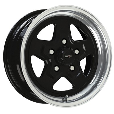 15X10 VISION NITRO BLACK SPORT STAR PRO DRAG RACING WHEEL 5X4.75 NO ...