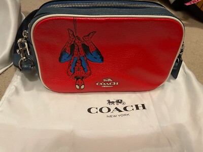 Coach X Marvel Spider-Man Jes Crossbody - Miami Red 193971891972| eBay