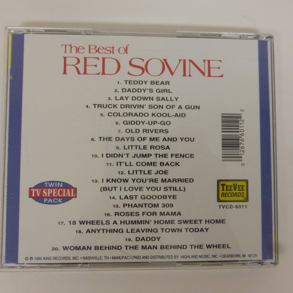 The Best of Red Sovine 20 Greatest Hits 1995 CD | eBay