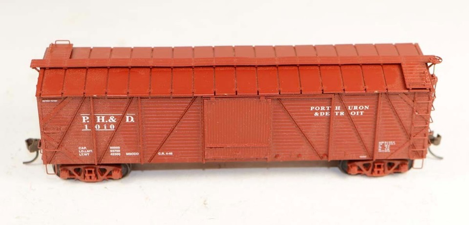 PROTO2000 40' Mather Box Car Port Huron & Detroit #1010 1/87 HO Scale ...