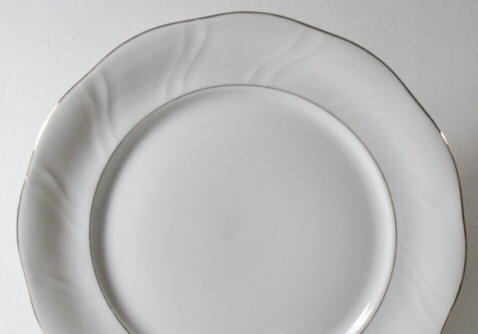 Southington Fine China by Baum, Blanco Pattern, Set of 12 or 24 Plates ...