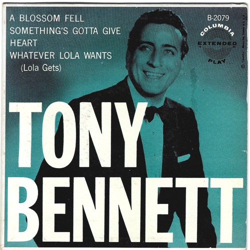 Tony Bennett - 4 song EP - A Blossom Fell, Something's Gotta Give ...