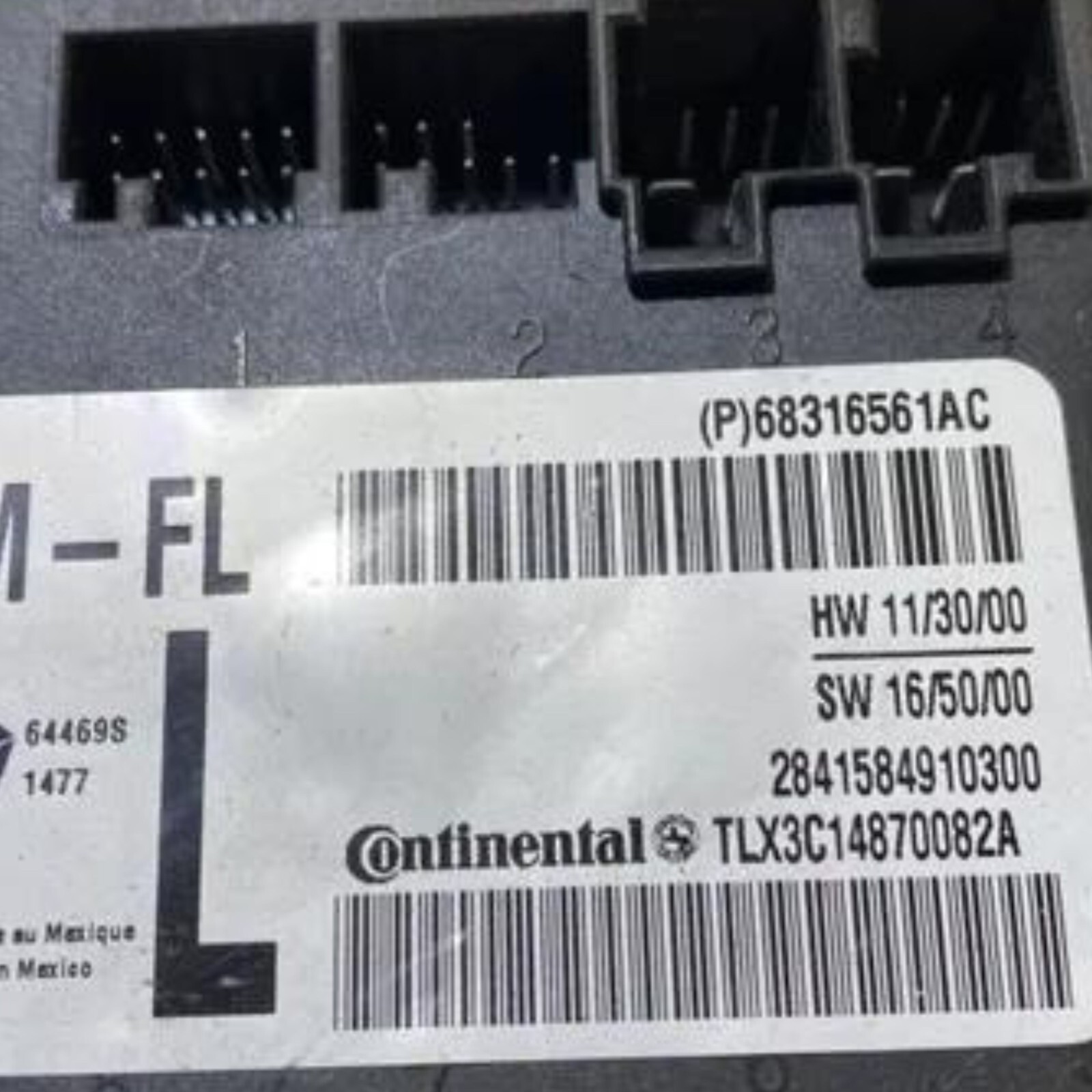 Dodge Challenger 2019 Door Control Unit Module 68316561AC | eBay