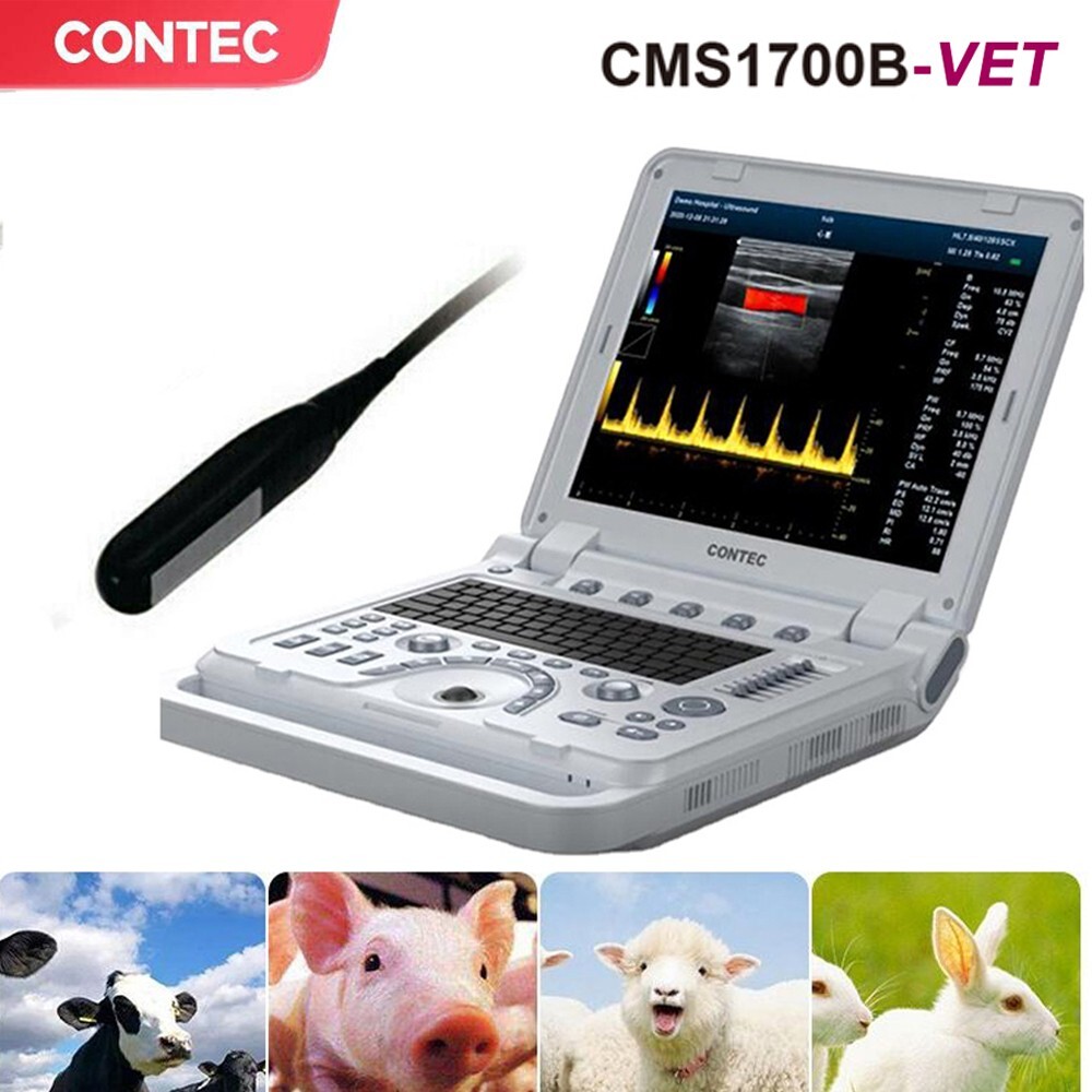 Veterinary Color Doppler Ultrasound Diagnostic Machine VET Rectal ...
