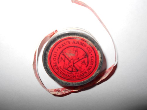 NAVY ARMS CO. PERCUSSION CAPS TIN -EMPTY | eBay