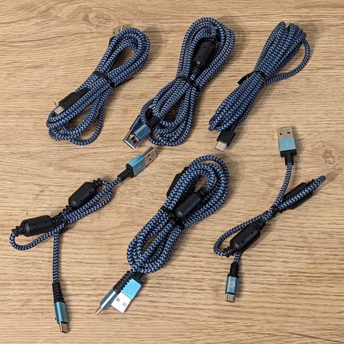 USB cable ONLY Cronus Zen mod controller blue braided Micro-USB Mini ...