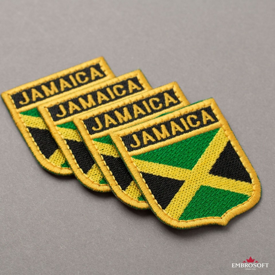 Country Flag On Shield Emblem Embroidered Patch Iron On / Sew On | eBay