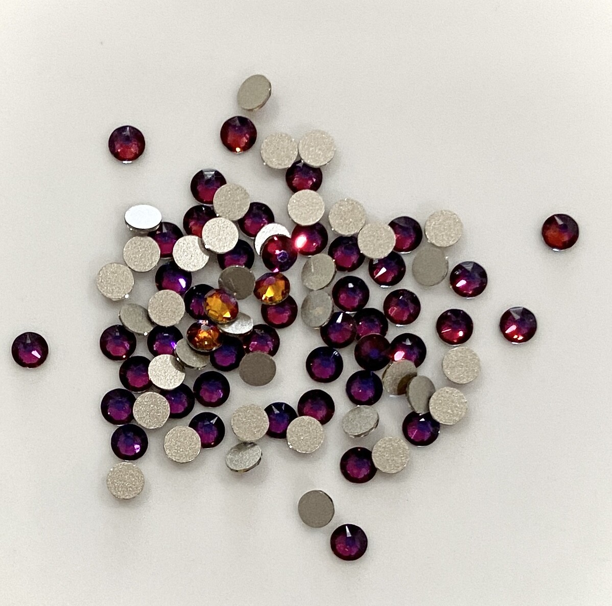 VOLCANO 20ss 5mm IHC Austrian 2088 Xirius Flatback Crystal Rhinestones ...
