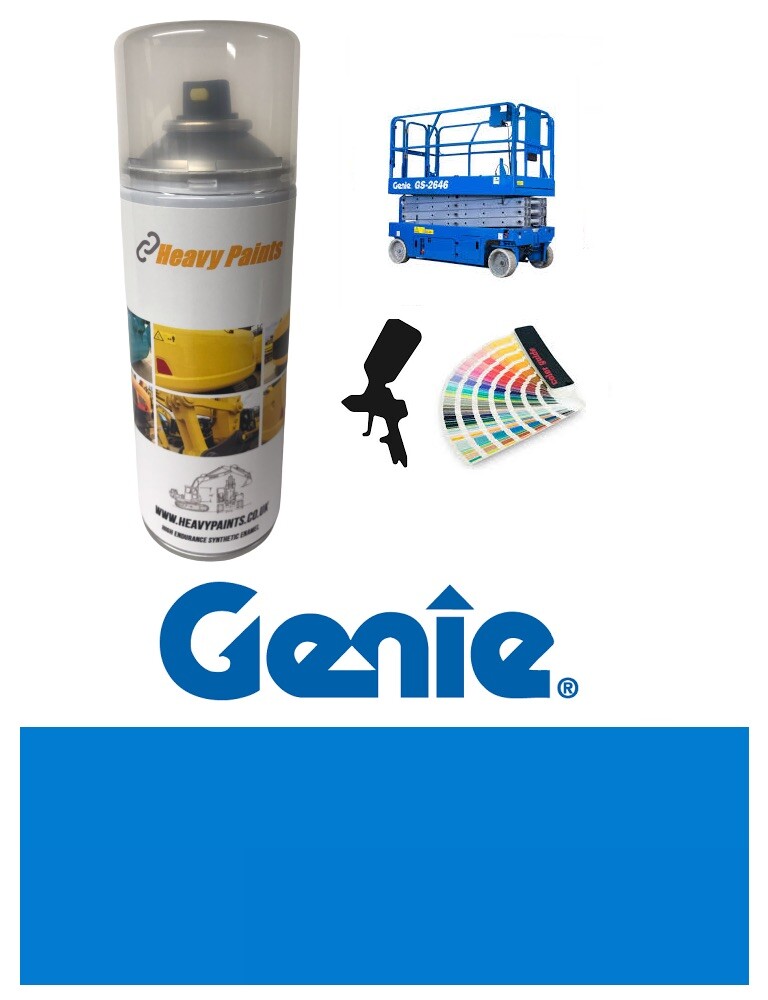 Genie Lift Blue Paint High Endurance Enamel Paint 400ml Aerosol | eBay UK