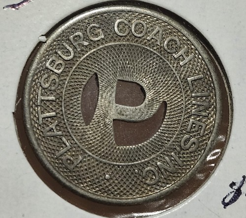 NY735 Plattsburg Coach Lines New York Transit Token | eBay