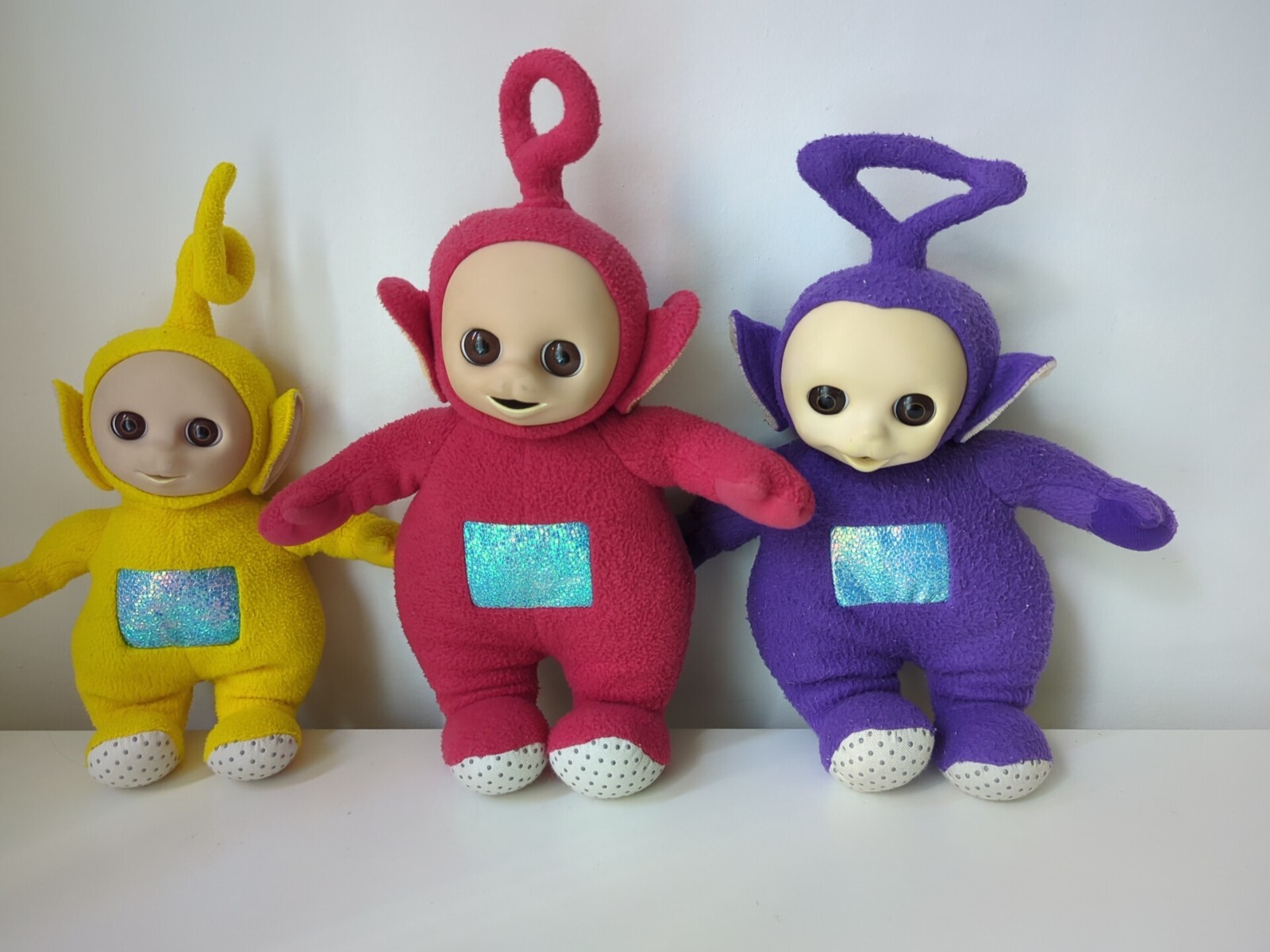 Vintage 1996 Golden Bear Original Teletubbies Plush Sleeping Eyes x3 | eBay