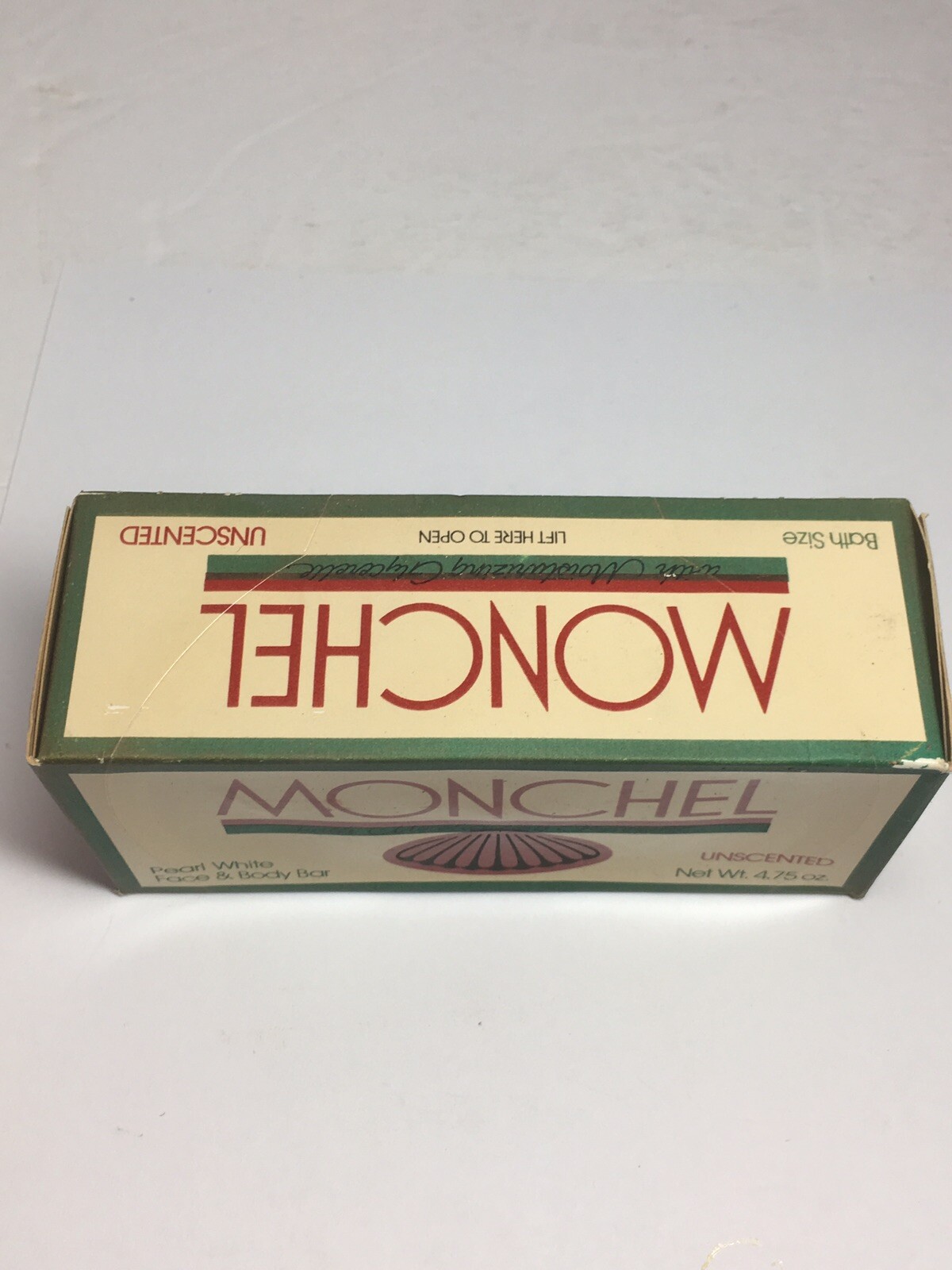 Vintage 1982 MONCHEL Face Body Bar Soap 4.75 oz White Unscented ...