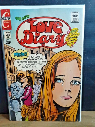 Love Diary #82 1973- Charlton Romance- Partridge Family pin up VF | eBay