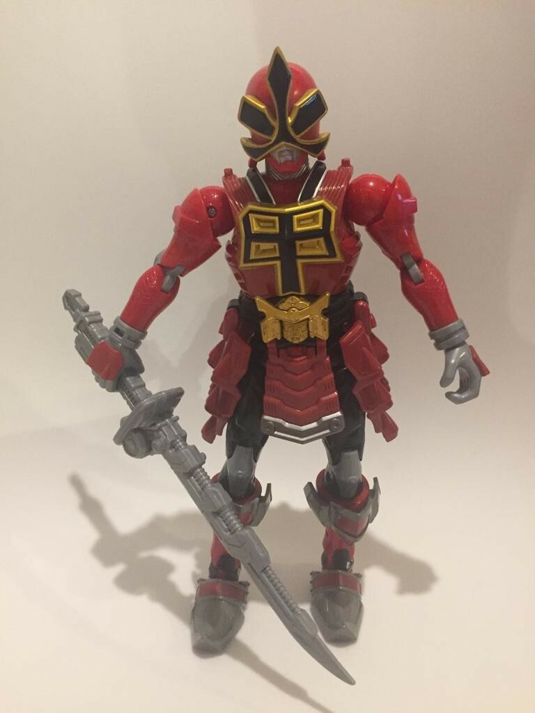 Power Rangers Samurai Red Ranger 12" Shogun Armour Ranger. | eBay UK