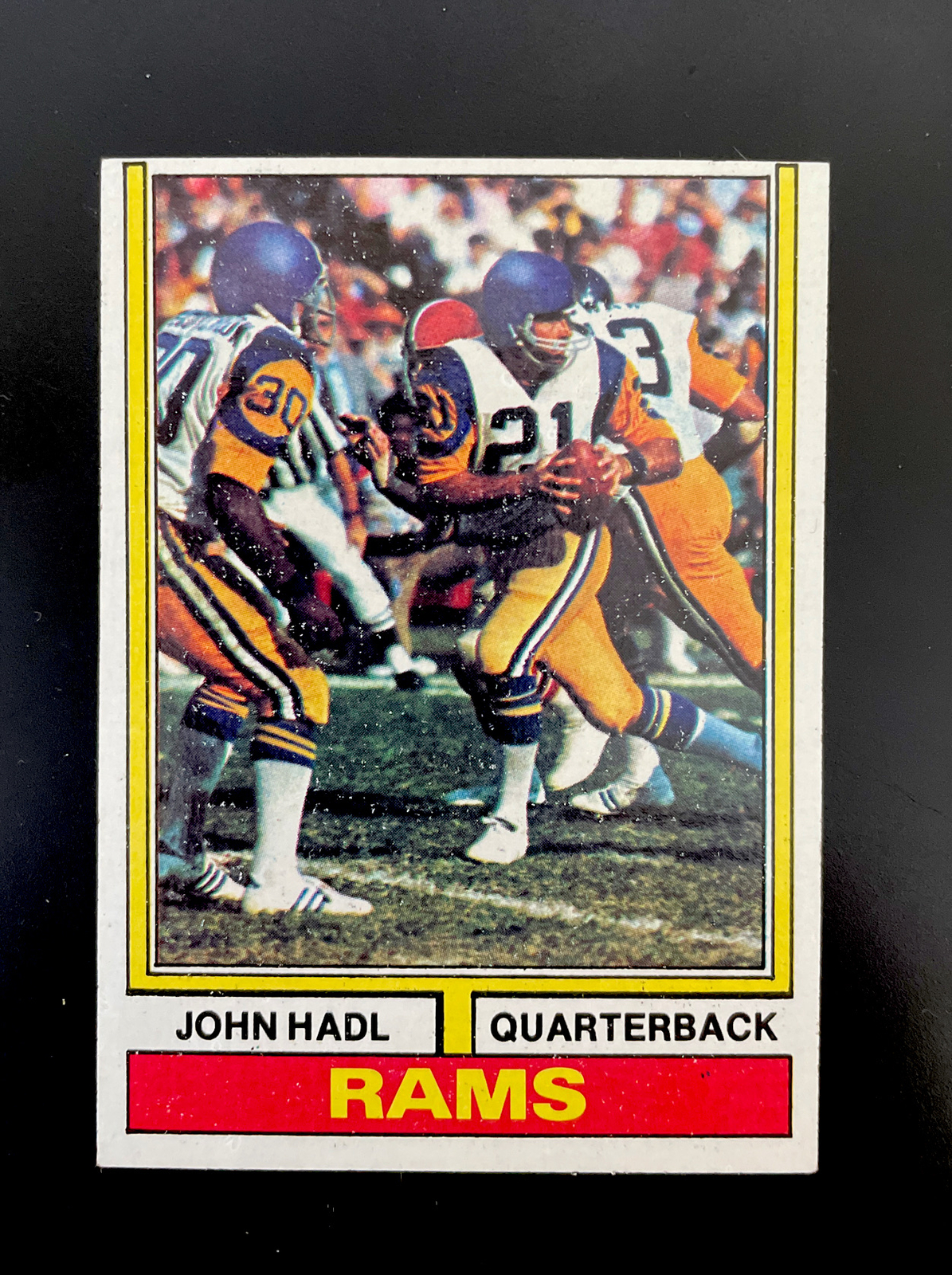 1974 TOPPS FOOTBALL #50 JOHN HADL LOS ANGELES RAMS QUARTERBACK NICE 👍 ...