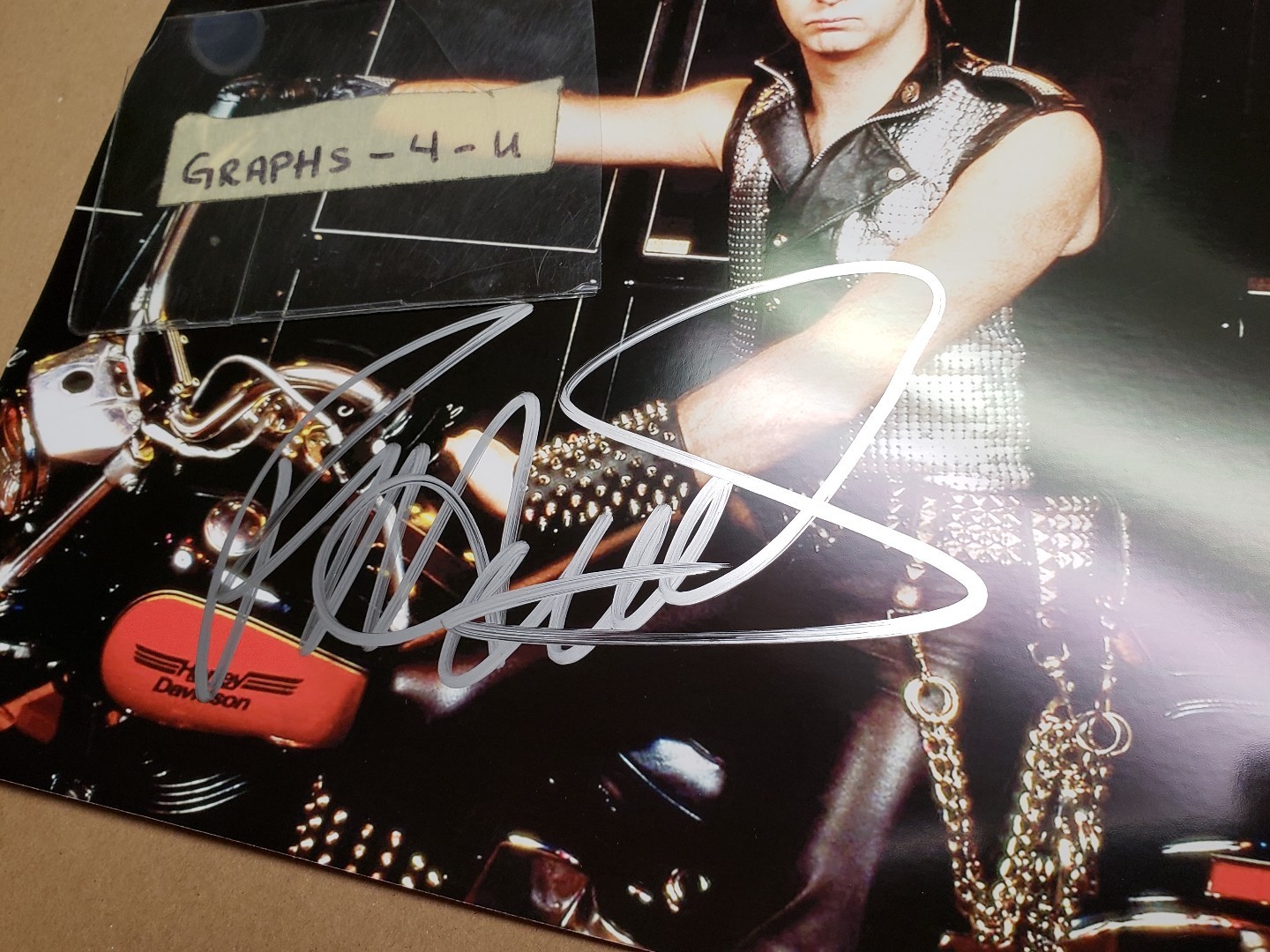 Rob Halford Signed Judas Priest Autograph Fight Proof COA y | eBay