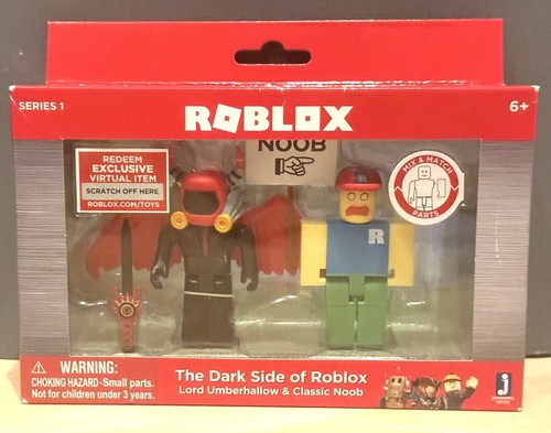 Roblox Series 1 Lord Umberhallow & Classic Noob Figures -Virtual Item ...