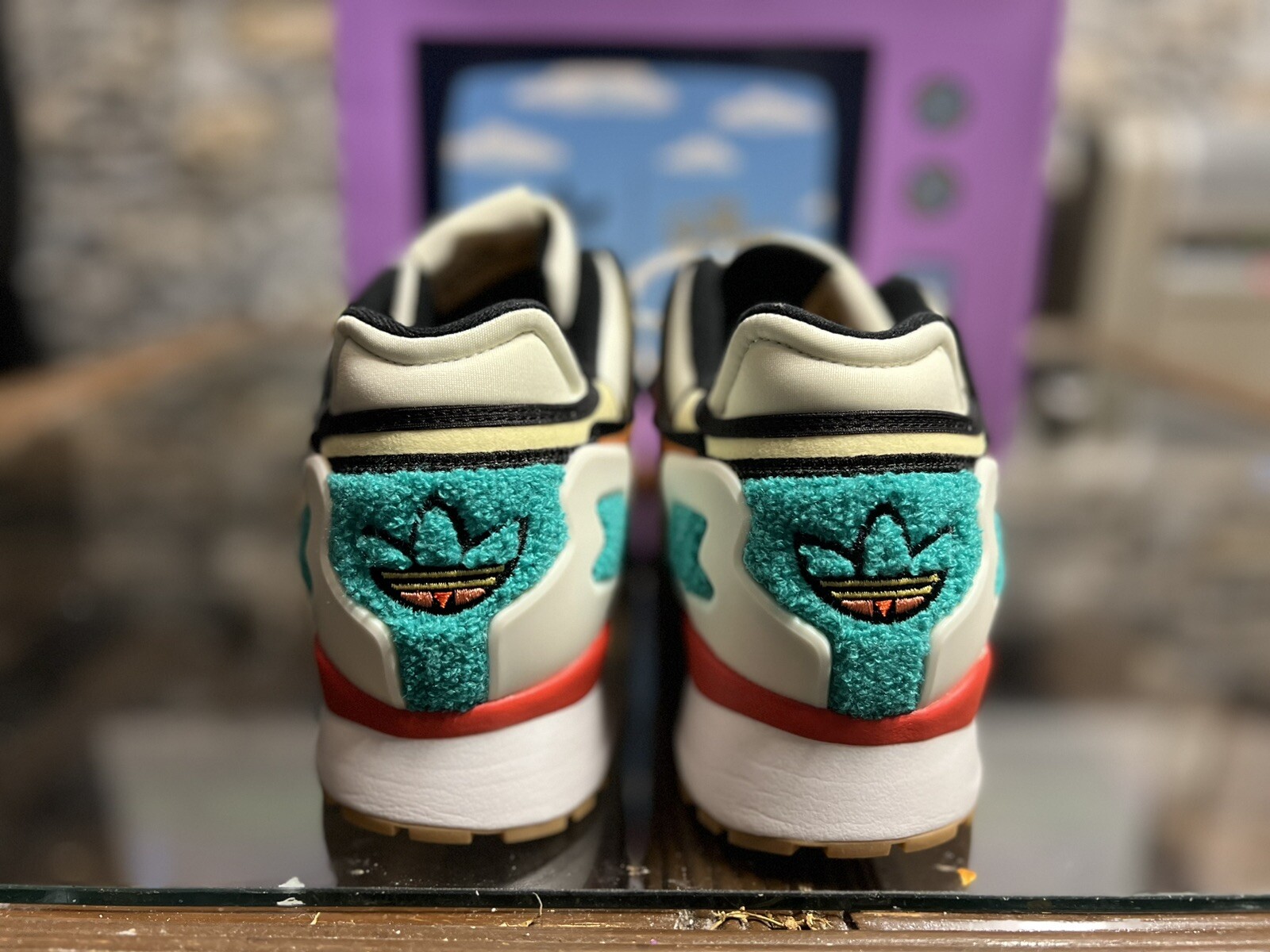 Adidas Simpsons ZX 10000 Krusty Burger Men's Sneakers | eBay